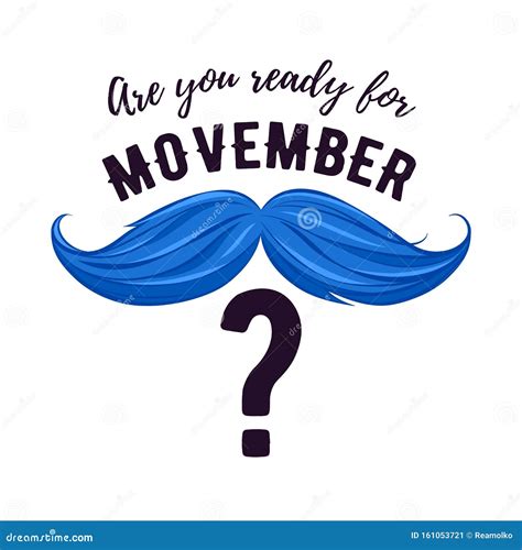 Movember Prostate Cancer Awareness Month Men S Health Concept Stock