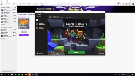 Twitch Launcher Minecraft Mods Not Working R Minecraft