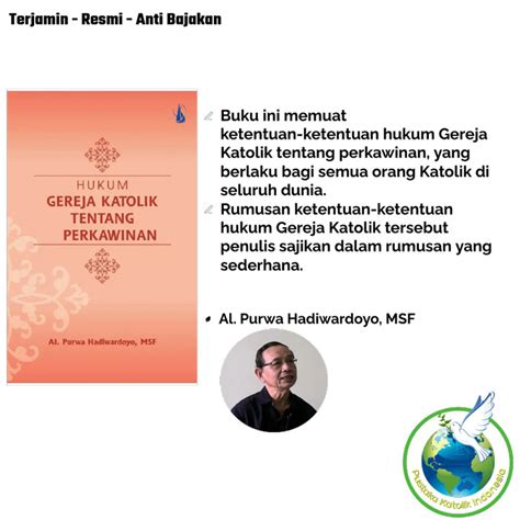 Jual Hukum Gereja Katolik Tentang Perkawinan Al Purwa Hadiwardoyo