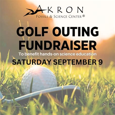 2023 Golf Outing Fundraiser — The Akron Fossils And Science Center