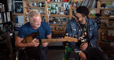 Sting And Shaggy Perform Tiny Desk Concert