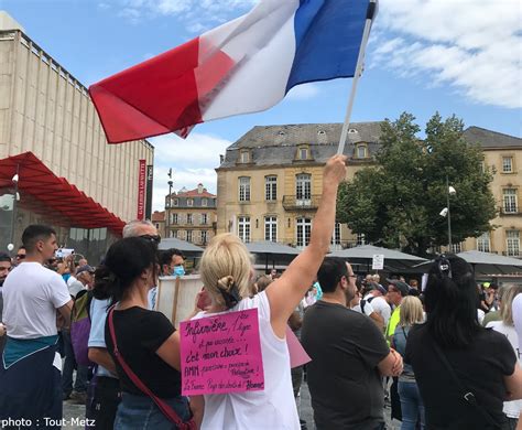 Manifestation anti pass sanitaire à Metz le parcours à respecter