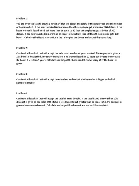 Flowchart With Multiple Decisions Quiz Pdf