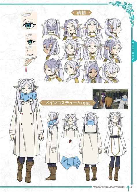 Frieren Character Sheet Anime Character Design Concept Art Characters Character Design