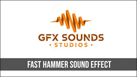 Fast Hammer Sound Effect Youtube