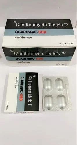 Clarimac 500 At ₹ 190 Stripe Antibiotic Tablets In Katni Id 21657622955