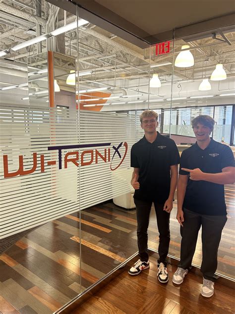 This Summer I Have Had The Pleasure Of Working At Wi Tronix It Is At