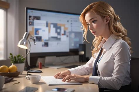 Premium Ai Image The Sentient Office Assistant Ai That Understands