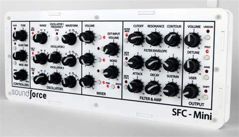 Soundforce Sfc Mini Minimoog Style Midi Controller Now Available To Order Synthtopia