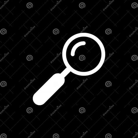 Icône De Loupe Ou De Loupe De Loupe Illustration De Vecteur