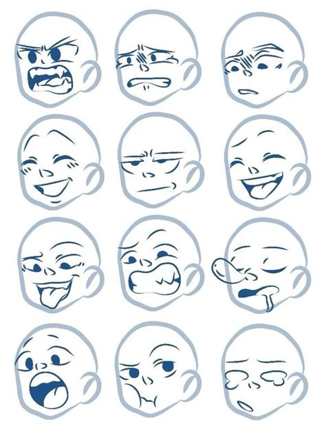 83 Face Expressions Ideas Drawing Face Expressions Drawing