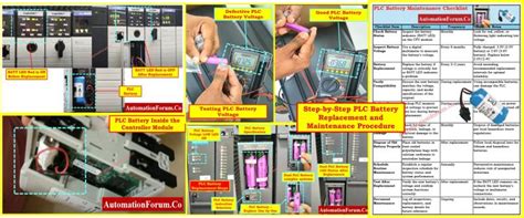 automationforum on linkedin step by step plc battery replacement and