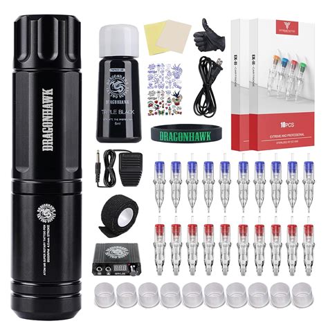 Dragonhawk Atom M6 Rotary Tattoo Pen Machine Kit Tattoo Unleashed