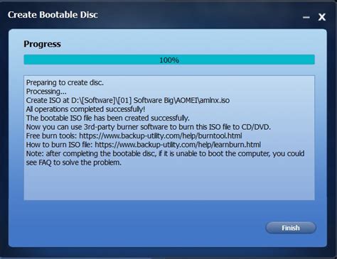 Aomei โปรแกรม Clone Windows ที่ช่างเลือก Create Usb Boot It Bolt