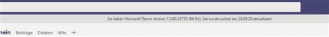 Microsoft Teams Version Anzeigen Itnator Net