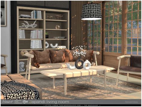 The Sims Resource Japandi Living Room