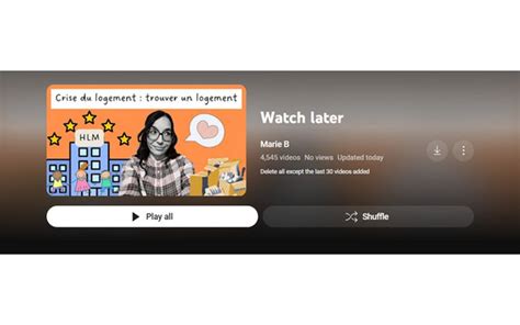Youtube Remove Watch Later List Extension Para Google Chrome