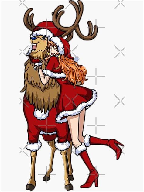 Merry Christmas From Nami And Chopper One Piece Nami And Chopper One