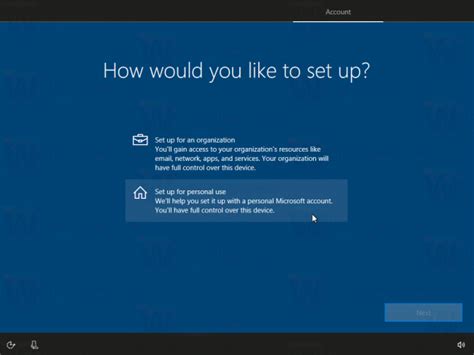 Install Windows Creators Update Without Microsoft Account