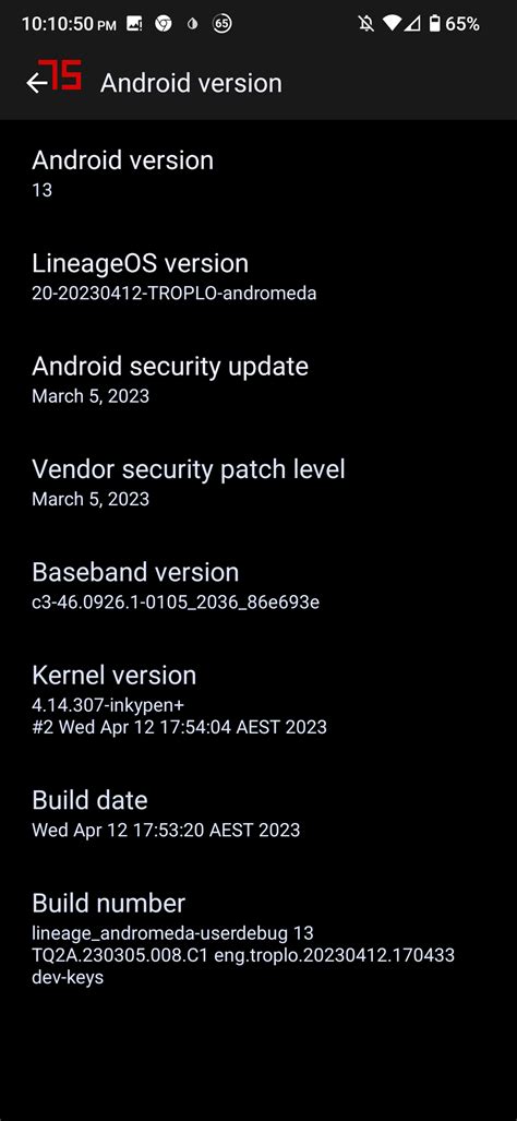 Github Troplolineage A13 Andromeda Lineageos Android 13 Builds For