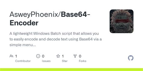 github asweyphoenix base64 encoder a lightweight windows batch