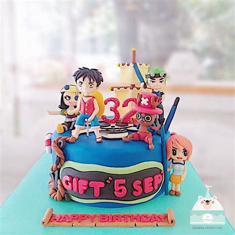 เค้กวันพีช เค้กการ์ตูน One Piece Cake Shugaaordercake