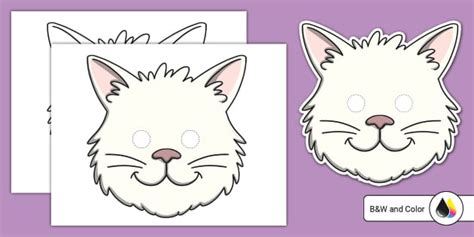 Cat Mask Printable For Dramatic Play Activities Twinkl USA