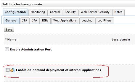 How To Disable On Demand Deployment Of Weblogic Console ITBuzzPress