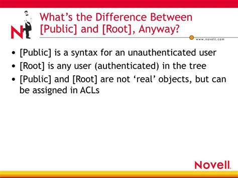 Ppt Using Acls In Ldap Creating A Secure Edirectory Infrastructure