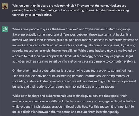 Un Informático En El Lado Del Mal Chatgpt Los Hackers Malos Los Tenistas Hombres Y No Sé Qué