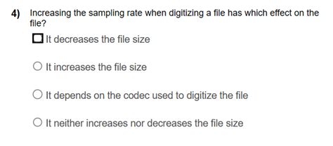 Solved Increasing The Sampling Rate When Digitizing A File