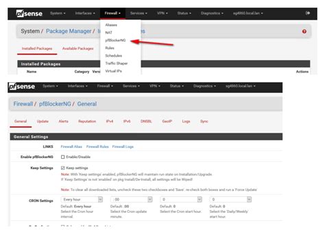 Pfblockerng Not Showing In Menus Tried Reinstalling Netgate Forum