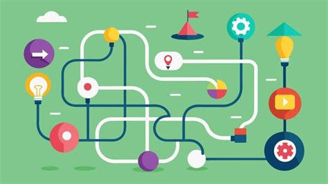 A Flowchart With A Meandering Path Showcasing The Potential Detours And