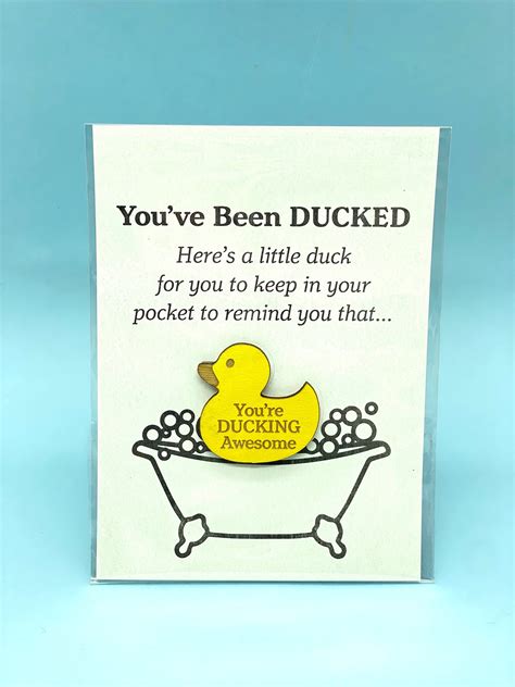 Pocket Duck Youve Been Ducked Youre Ducking Awesome Etsy In