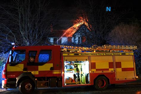 Newryie Emergency Services Attend Late Night Fire On Armagh Road
