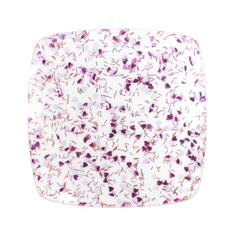 18 Pink Heart Shaped Glitter Cast Acrylic Sheets Custom Made Better