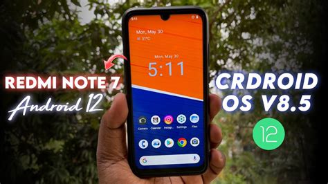CrDroid V8 5 Android 12 1 Rom For Redmi Note 7 Customization