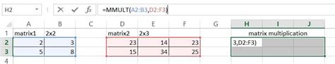 Excel Matrix Multiplication Data Transformation Free Online Tutorial Library