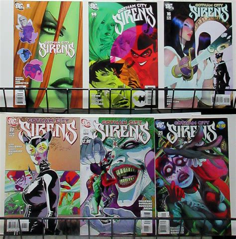 Set Of 16Different Gotham City Sirens DC Comics Harley Quinn Poison Ivy