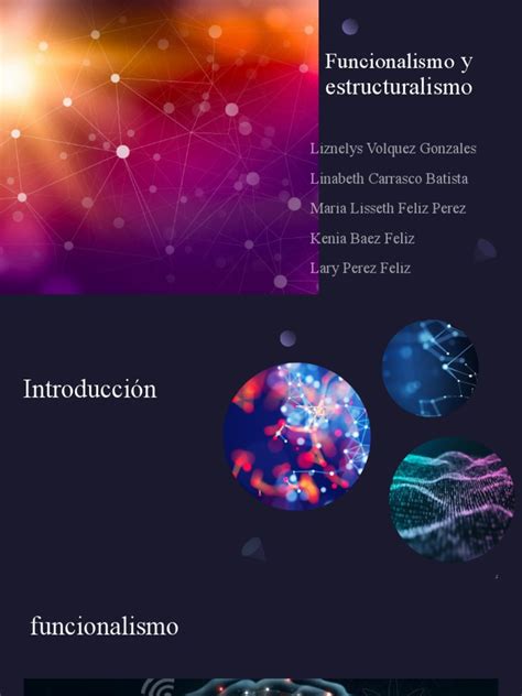 Funcionalismo Y Estructuralismo Pdf