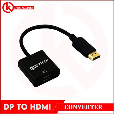 KEYTECH Display Port To HDMI Adapter Displayport Converter Adaptor Lazada PH
