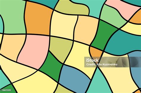 다채로운 기하학적 모양과 추상적 인 배경 포스터 배너 카드 디자인 무지개 추상 라운드 삼각형 그림 밝은 색상의 미묘한 혼합3d 용지 그리드 복사 공간 0명에 대한 스톡 벡터