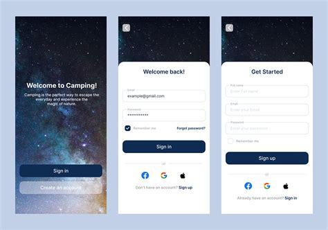 sign up daily ui challenge 001 on behance