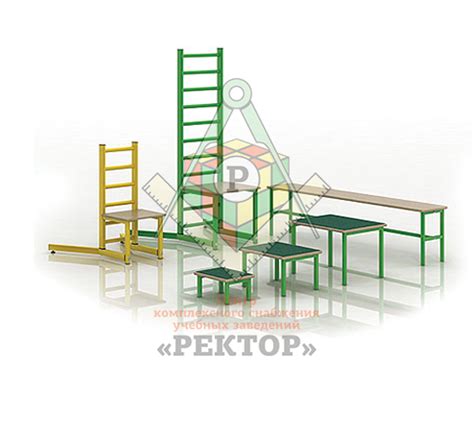 Купить набор оборудования для лфк (стул, скамейка, скамейки-вкладыши ...