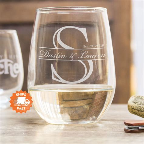 Personalized Stemless Wine Glasses Etched Wine Glasses Are The Best