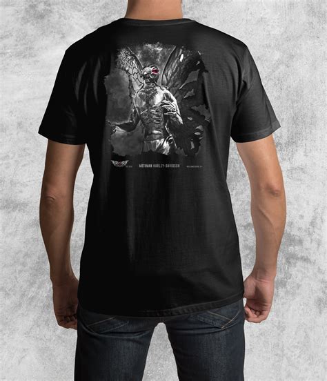 Mens Edition 2 Mothman T Shirt Mothman Harley Davidson