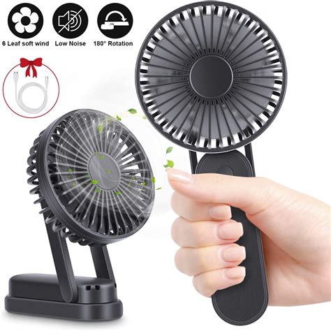Renfox Ventiladores Usb De 3000mah Recargable Mini Ventiladores De Mano