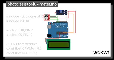 Photoresistor Analog Ino Copy Wokwi ESP STM Arduino Simulator