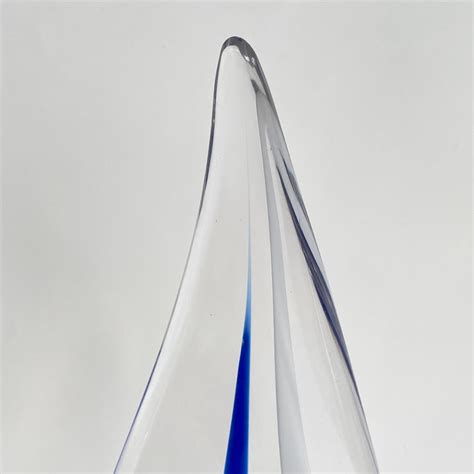 Ruth D Brough Signed Limited Edition Fused Glass Sailboat