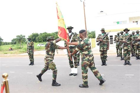 Remise du Drapeau au DETSEN6 MICEGA le 6ème détachement sénégalais de
